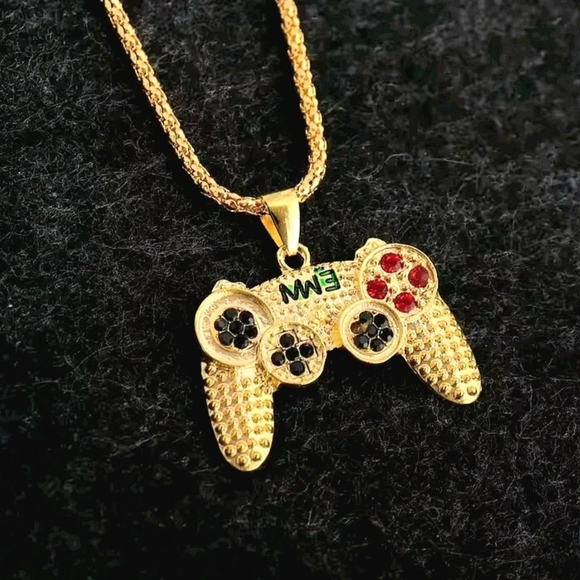 Sony | Accessories | Ps5 Mw3 Game Controller 8kt Gold Style Necklace ...